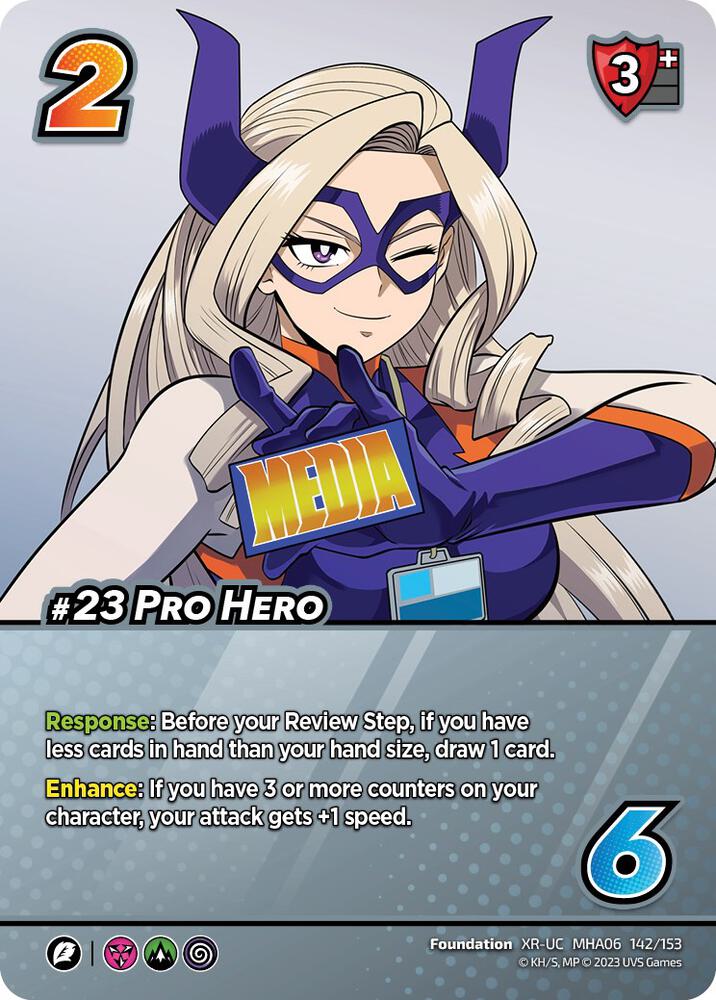 #23 Pro Hero (XR) - UniVersus: My Hero Academia: Jet Burn - UniVersus ...