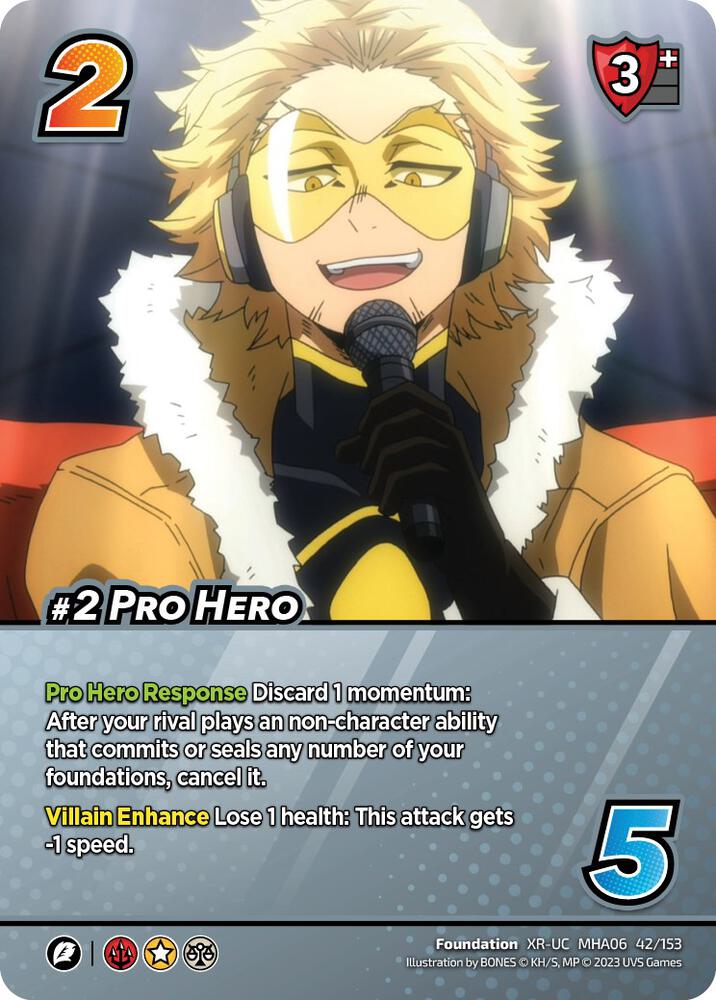 #2 Pro Hero (XR) - UniVersus: My Hero Academia: Jet Burn - UniVersus ...