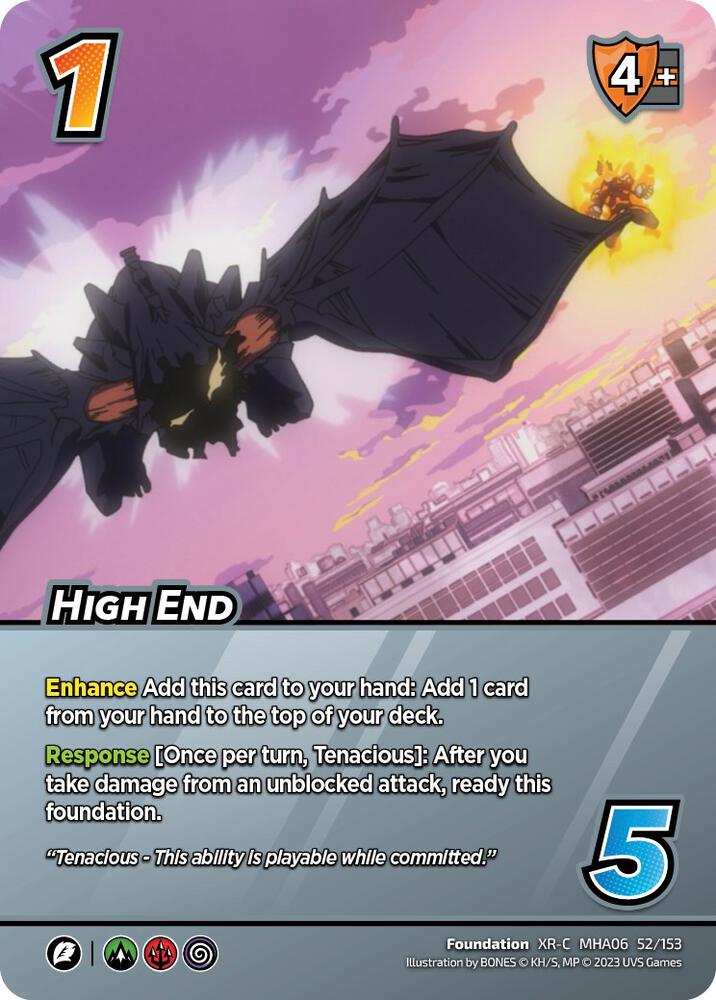High End (XR) - UniVersus: My Hero Academia: Jet Burn - UniVersus