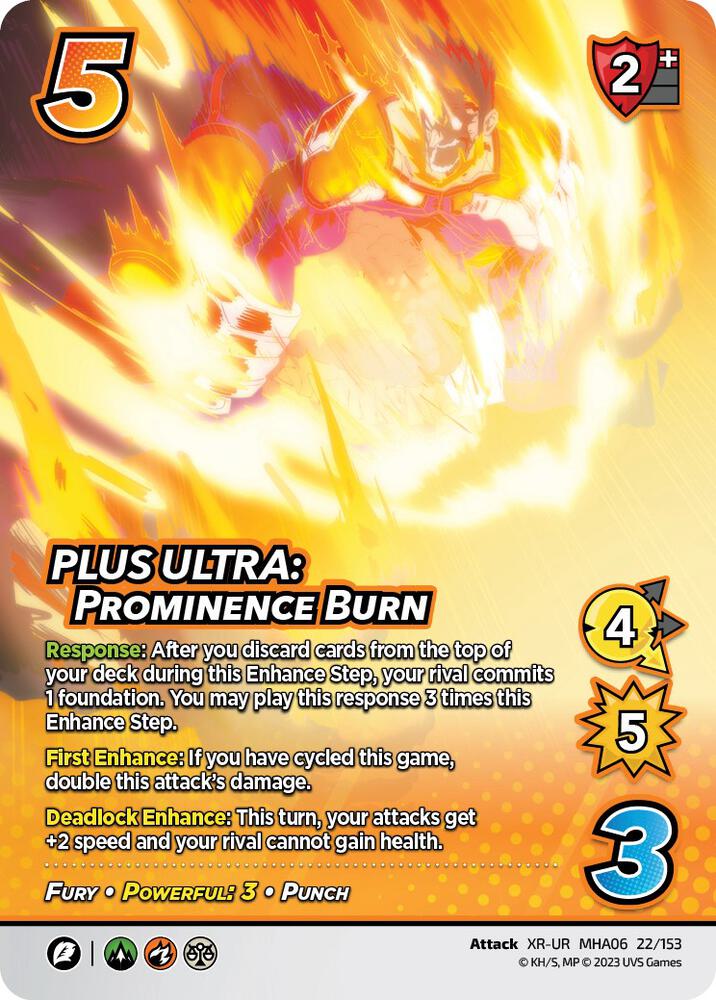 PLUS ULTRA: Prominence Burn (XR) - UniVersus: My Hero Academia: Jet ...