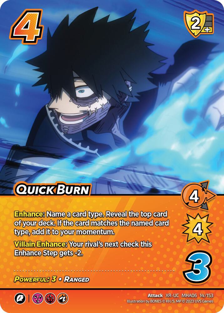 Quick Burn (XR) - UniVersus: My Hero Academia: Jet Burn - UniVersus ...