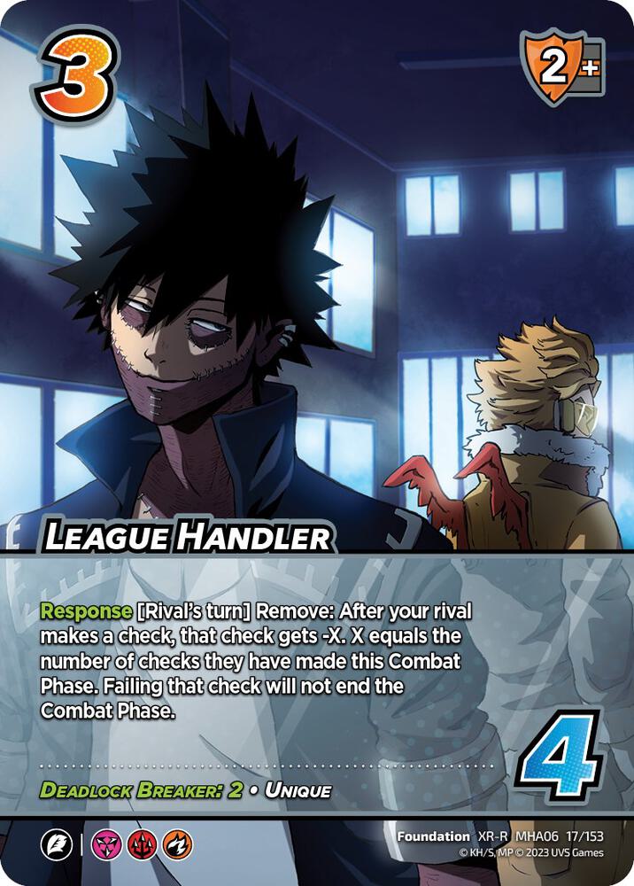 League Handler (XR) - UniVersus: My Hero Academia: Jet Burn - UniVersus ...