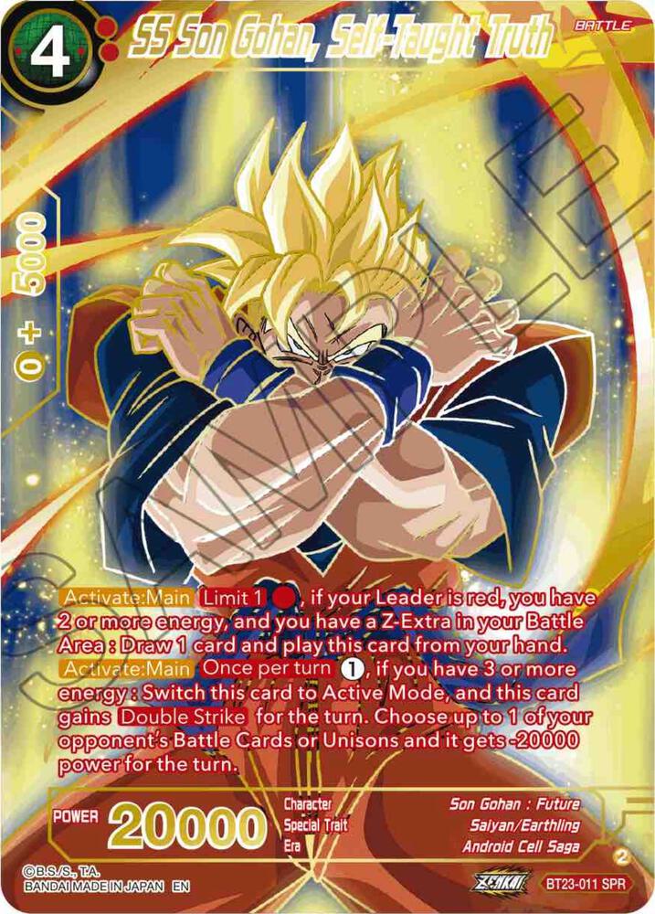 SS Son Gohan, Self-Taught Truth (SPR) - Perfect Combination - Dragon Ball Super: Masters ...