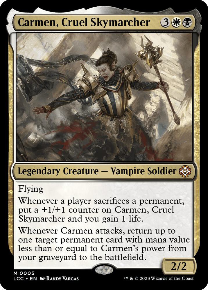 Carmen, Cruel Skymarcher - Commander: The Lost Caverns of Ixalan ...