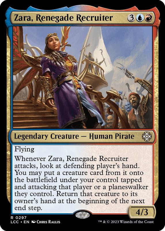 Zara, Renegade Recruiter - Commander: The Lost Caverns of Ixalan ...