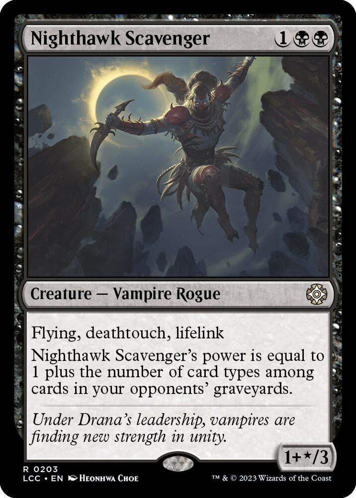 Nighthawk Scavenger - Commander: The Lost Caverns of Ixalan - Magic ...