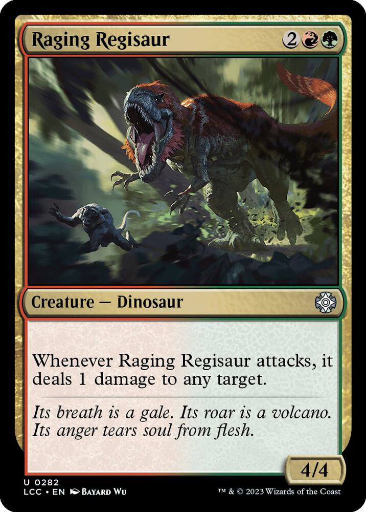 Raging Regisaur - Commander: The Lost Caverns of Ixalan - Magic: The ...