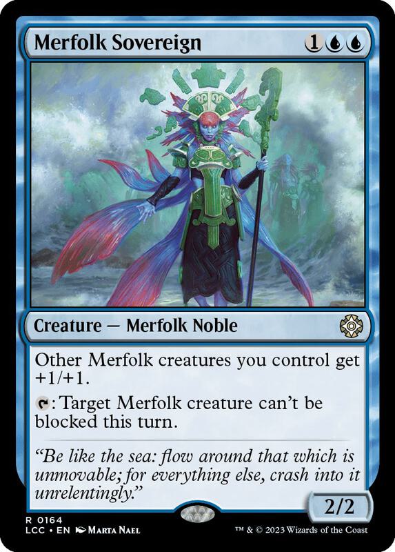 Merfolk Sovereign - Commander: The Lost Caverns of Ixalan - Magic: The ...