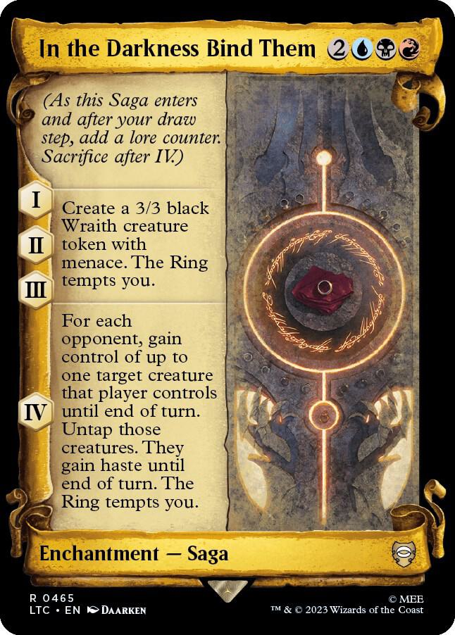 In the Darkness Bind Them (Showcase Scrolls) - Commander: The Lord of ...