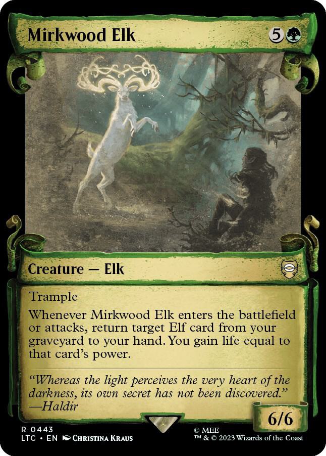 Mirkwood Elk (Showcase Scrolls) - Commander: The Lord of the Rings ...