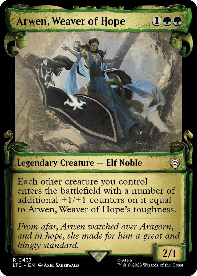 Arwen, Weaver of Hope (Showcase Scrolls) - Commander: The Lord of the ...