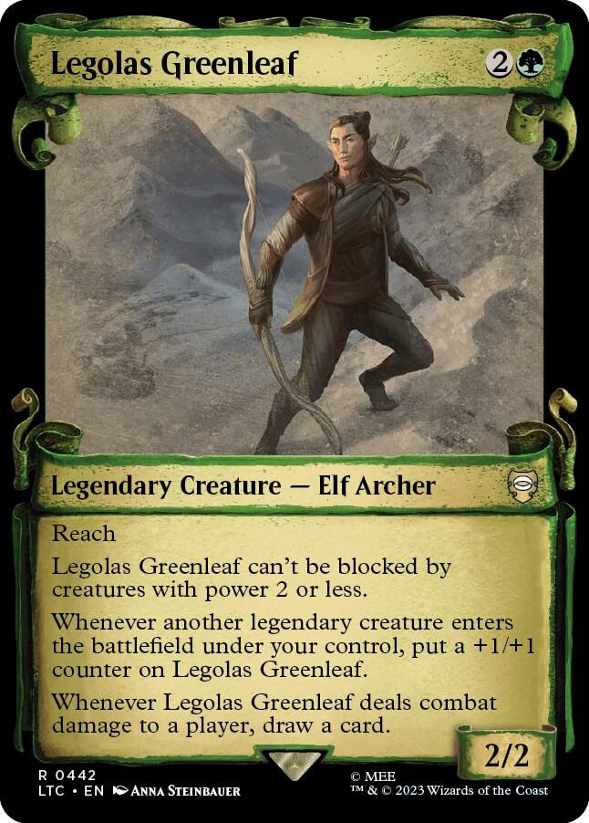 Legolas Greenleaf (Showcase Scrolls) - Commander: The Lord of the Rings ...