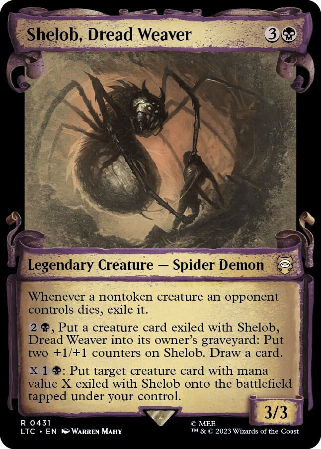 Shelob, Dread Weaver (Showcase Scrolls) - Commander: The Lord of the ...