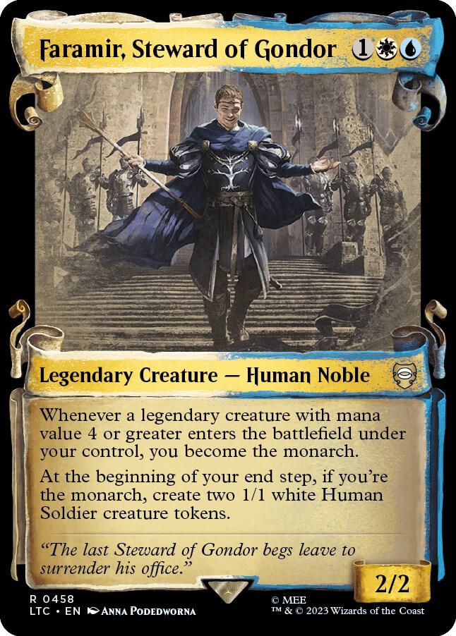 Aragorn, King of Gondor (Showcase Scrolls) - Commander: The Lord of the ...