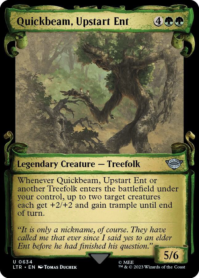 Quickbeam, Upstart Ent (Showcase Scrolls) - Universes Beyond: The Lord ...