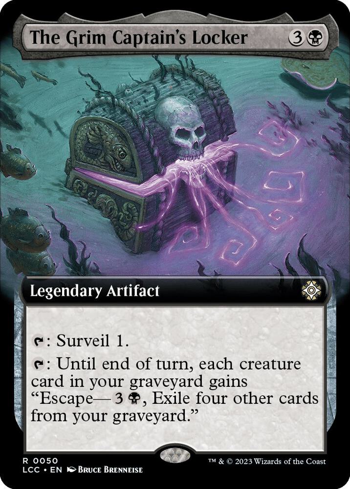 The Grim Captain's Locker (Extended Art) - Commander: The Lost Caverns ...