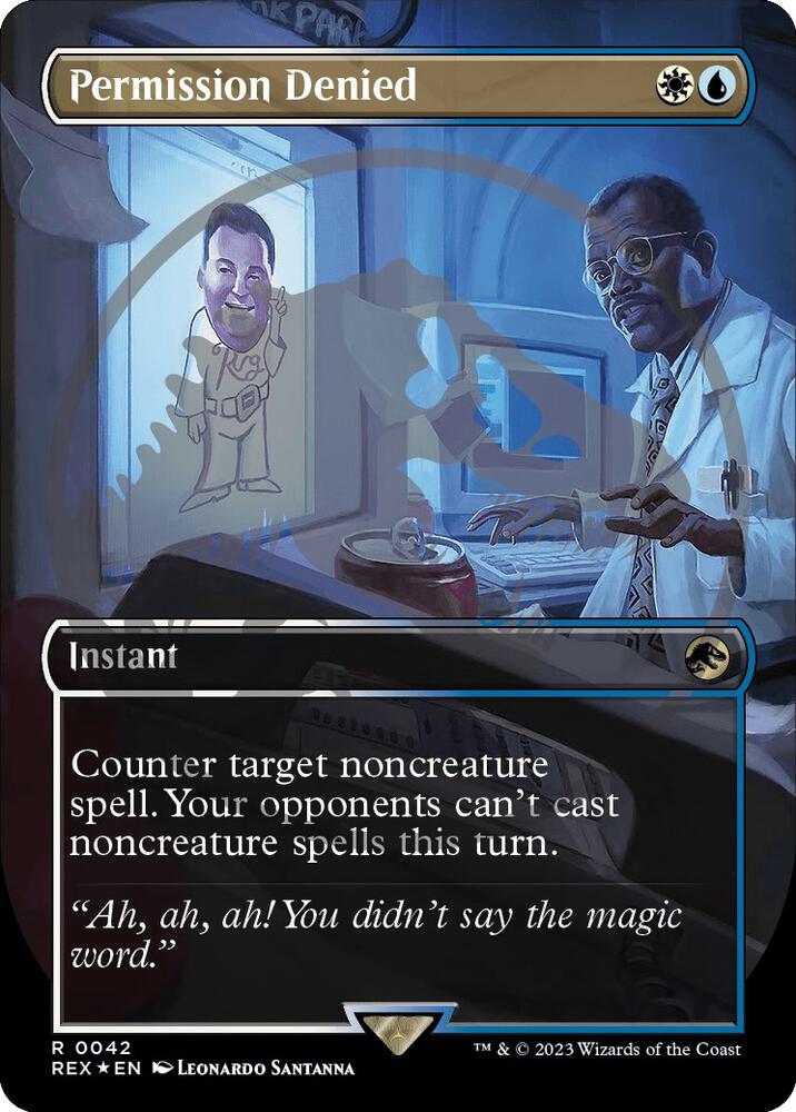 Permission Denied (Borderless) (Emblem) - Universes Beyond: Jurassic ...