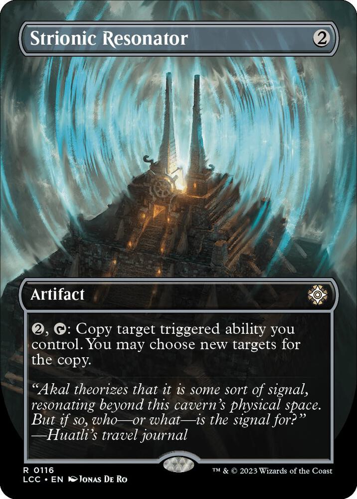 Strionic Resonator (Borderless) - Commander: The Lost Caverns of Ixalan - Magic: The Gathering ...