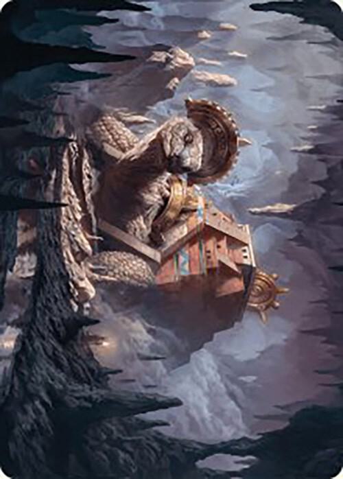 Bedrock Tortoise Art Card - Art Series: The Lost Caverns of Ixalan ...