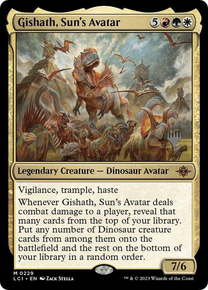 Gishath, Sun's Avatar - Promo Pack: The Lost Caverns of Ixalan - Magic ...