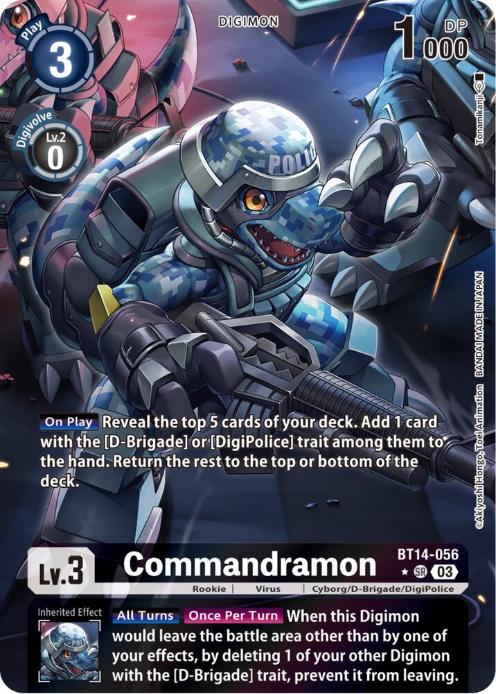 Commandramon (Alternate Art) - Blast Ace - Digimon Card Game - TCGplayer.com