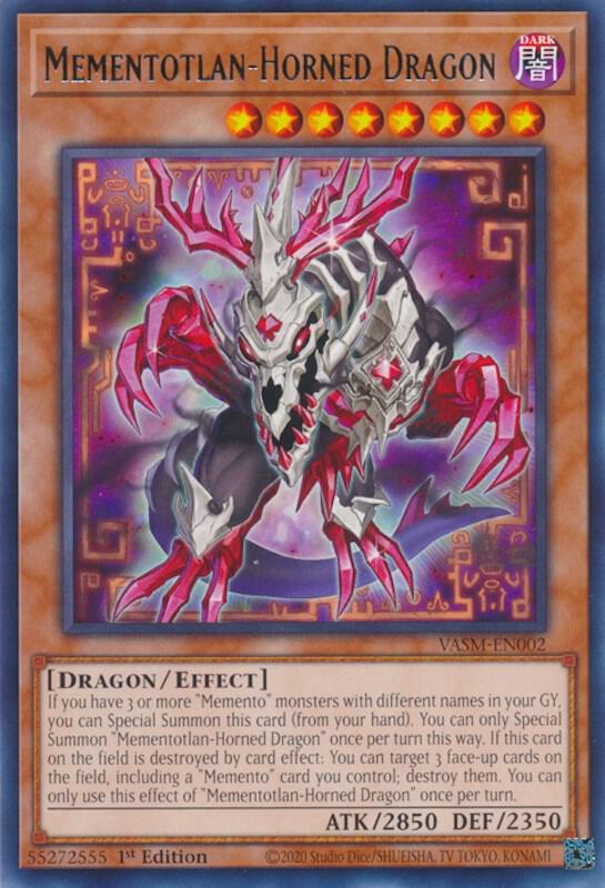 Mementotlan-Horned Dragon - Valiant Smashers - YuGiOh - TCGplayer.com