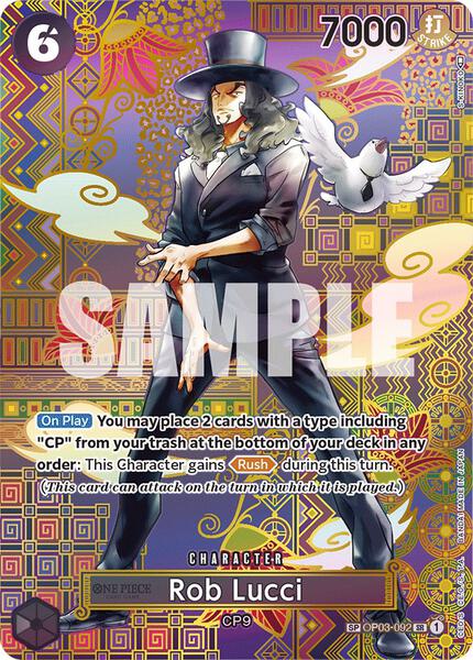 Rob Lucci (092) (SP) - Awakening of the New Era - One Piece Card Game ...