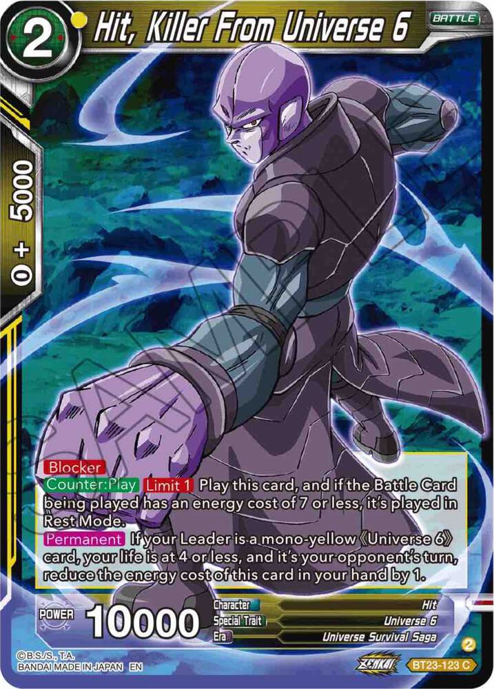 Hit, Killer From Universe 6 - Perfect Combination - Dragon Ball Super ...