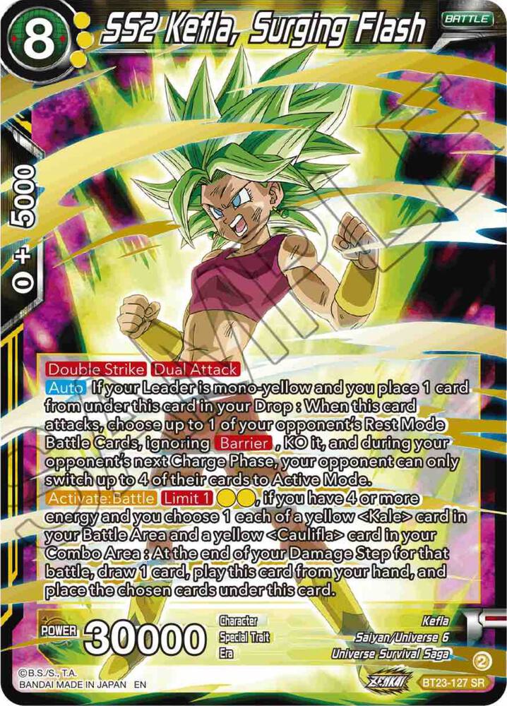 SS2 Kefla, Surging Flash - Perfect Combination - Dragon Ball Super ...