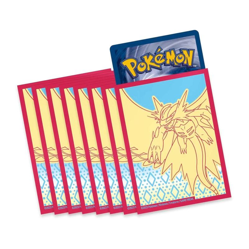Pokemon TCG: Paradox Rift Elite Trainer Box Card Sleeves - Roaring Moon ...