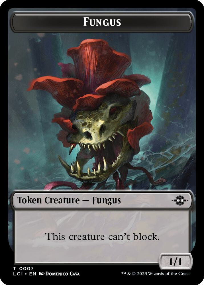Fungus Dinosaur Token - The Lost Caverns of Ixalan - Magic: The Gathering