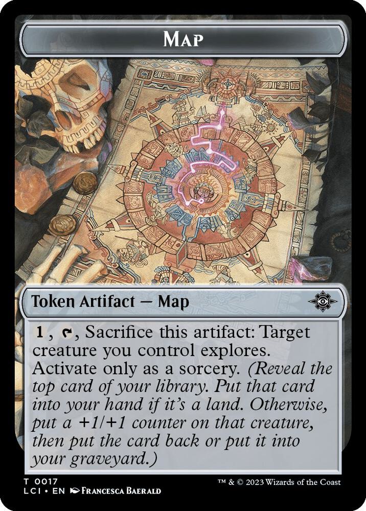 Map Token - The Lost Caverns of Ixalan - Magic: The Gathering ...
