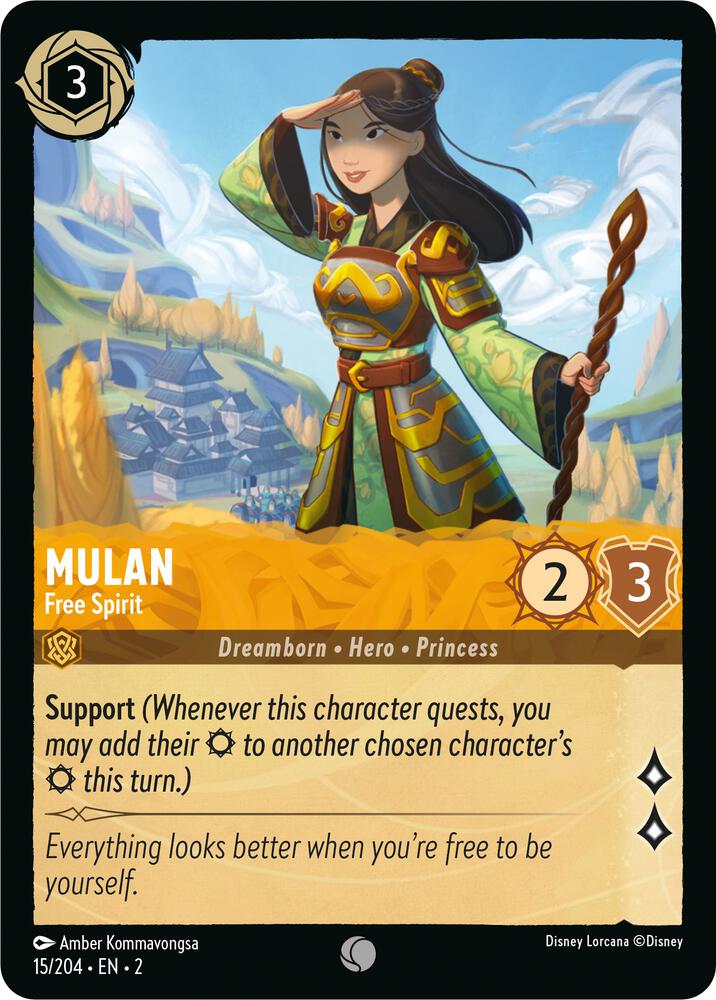 Mulan - Free Spirit - Rise of the Floodborn - Disney Lorcana - TCGplayer.com