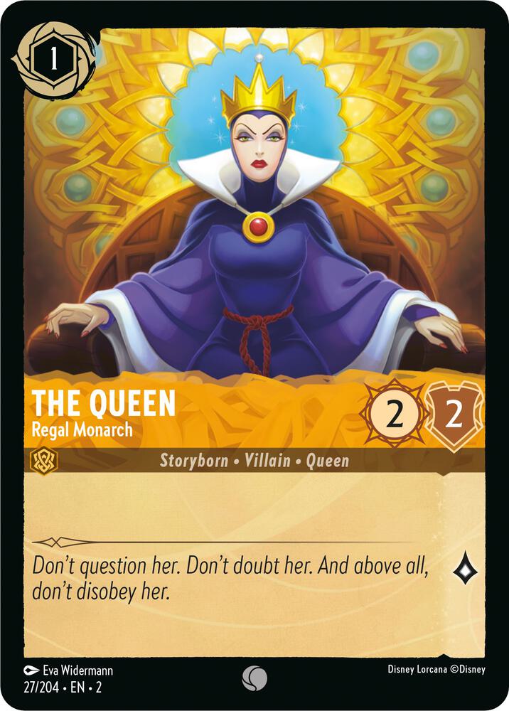 The Queen - Regal Monarch - Rise of the Floodborn - Disney Lorcana ...