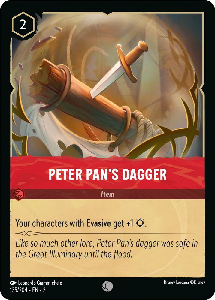 Peter Pan's Dagger - Rise of the Floodborn - Disney Lorcana - TCGplayer.com
