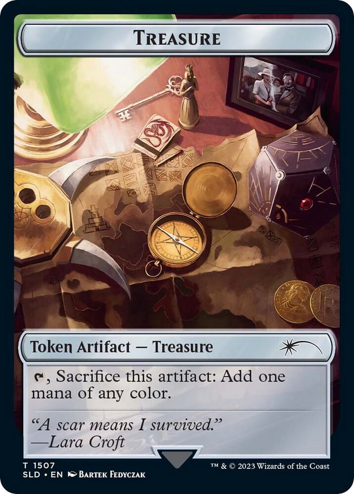 Treasure Token (1507) - Secret Lair Drop Series - Magic: The Gathering ...