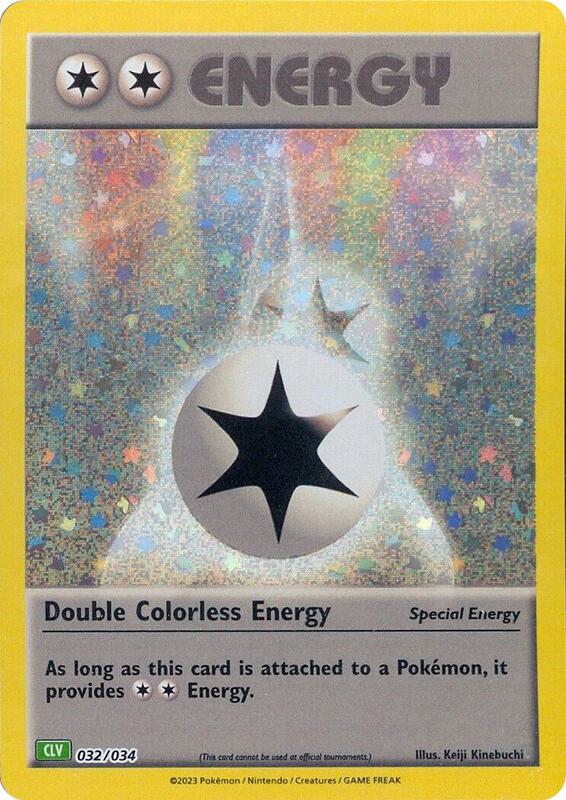 Double Colorless Energy (CLV) - Trading Card Game Classic - Pokemon ...