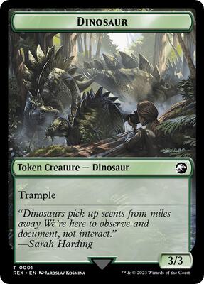 Dinosaur Token - Universes Beyond: Jurassic World Collection - Magic ...