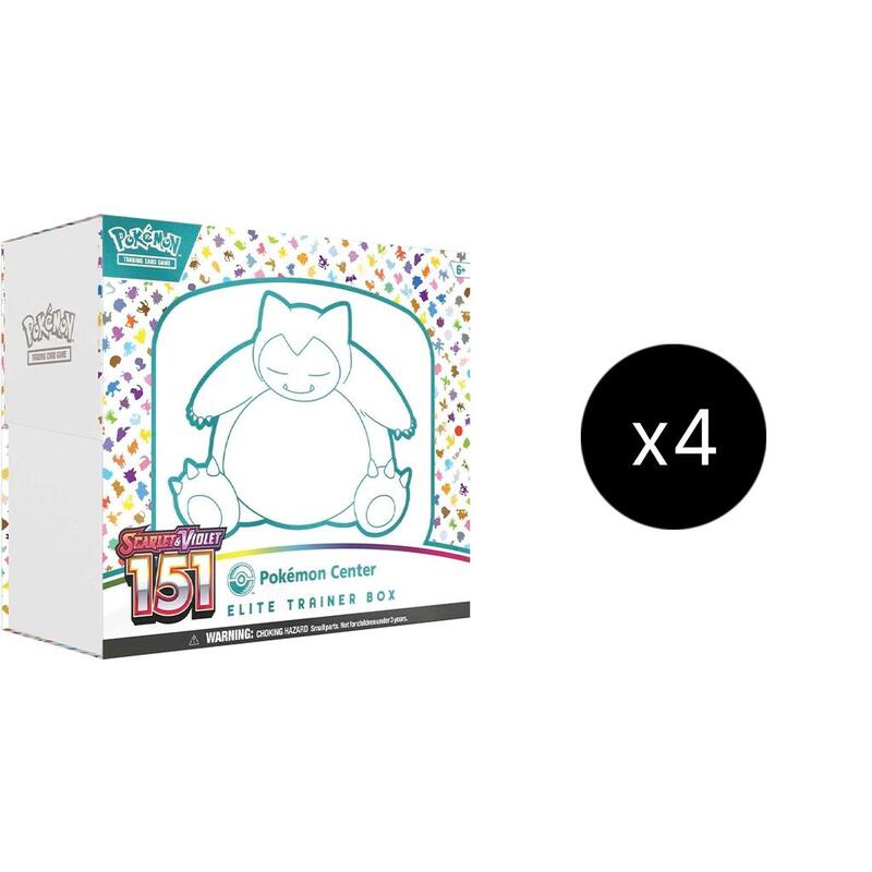 151 Pokemon Center Elite Trainer Box (Exclusive) Case - SV: Scarlet ...