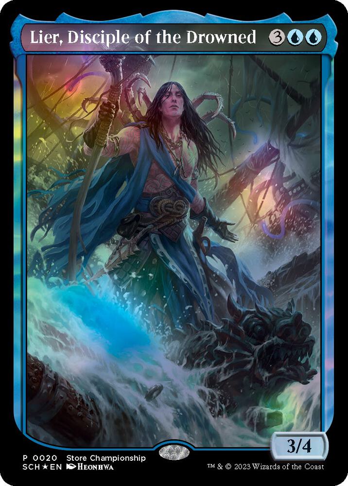 Lier, Disciple of the Drowned - Game Day & Store Championship Promos - Magic: The Gathering ...
