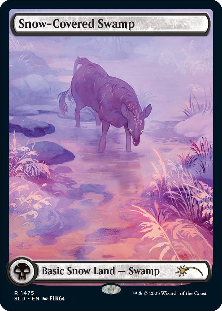 Snow-Covered Swamp (1475) - Secret Lair Drop Series - Magic: The ...