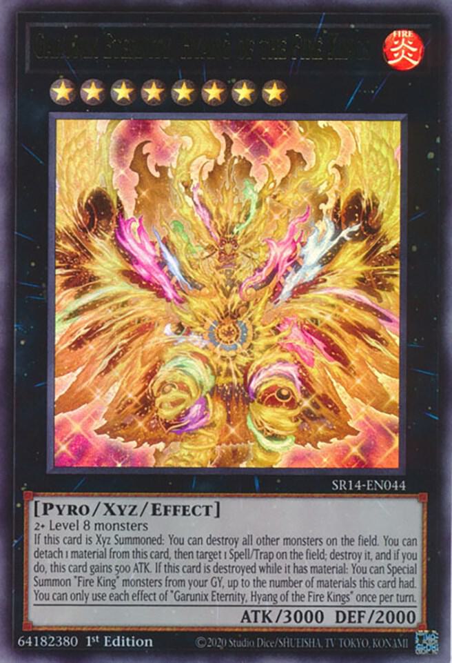 Garunix Eternity Hyang Of The Fire Kings Structure Deck Fire Kings Yugioh