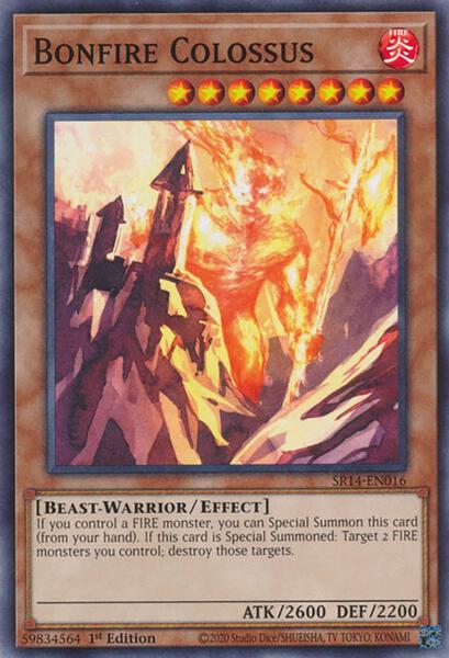 Bonfire Colossus - Structure Deck: Fire Kings - YuGiOh - TCGplayer.com