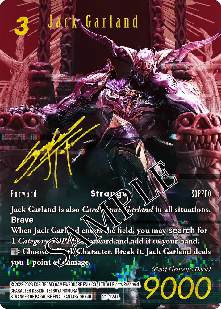 Jack Garland (Special Edition) - Beyond Destiny - Final Fantasy TCG ...