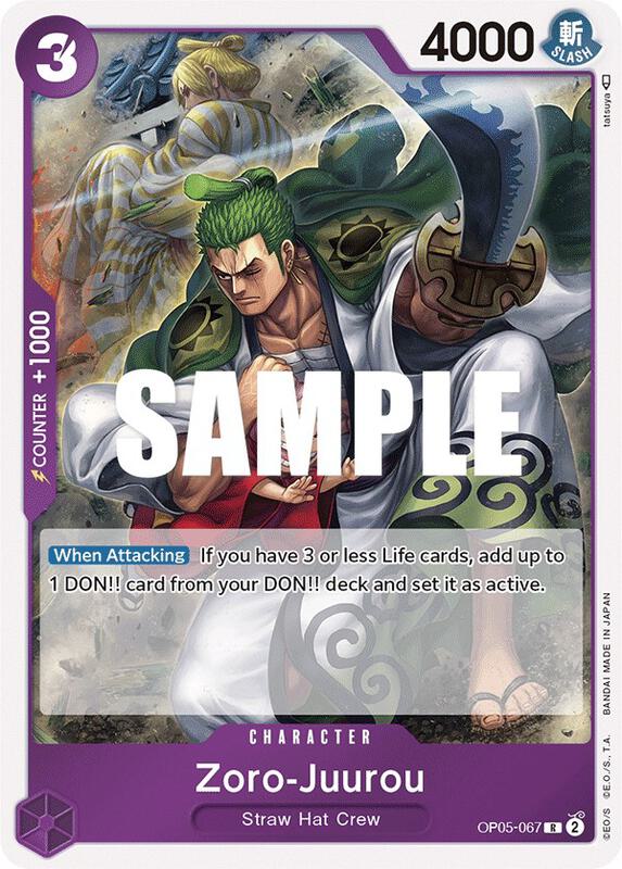 Roronoa Zoro - PRB02-006 - Premium Booster -The Best- Vol. 2 - One ...