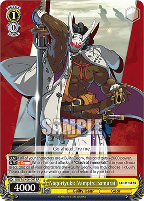 Nagoriyuki: Vampire Samurai - Guilty Gear -Strive- - Weiss Schwarz ...
