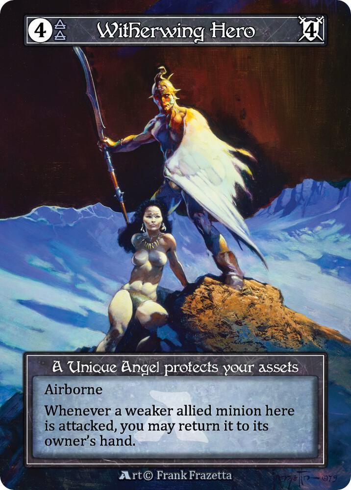 Witherwing Hero (Alpha Investments Promo) (Foil) - Beta - Sorcery ...