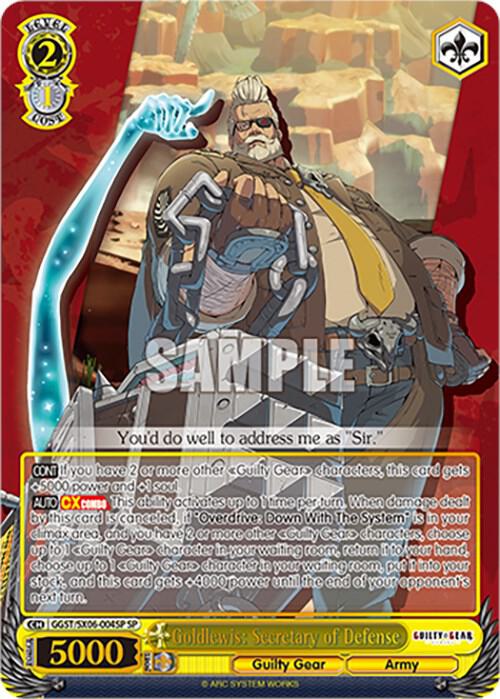 Goldlewis: Secretary of Defense (SP) - Guilty Gear -Strive- - Weiss ...