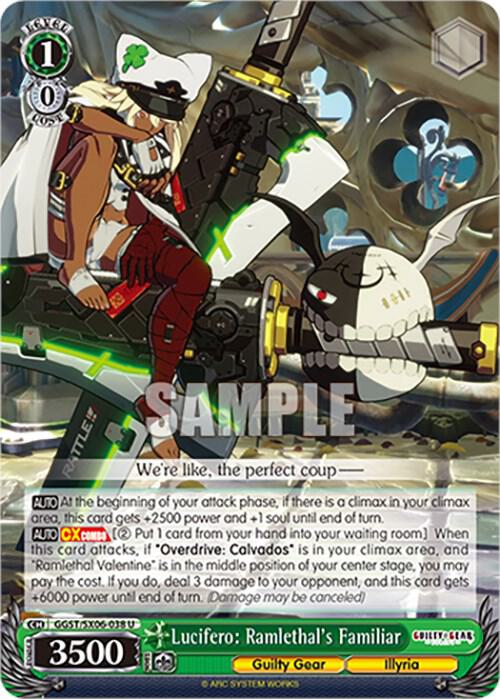 Lucifero: Ramlethal's Familiar - Guilty Gear -Strive- - Weiss Schwarz ...