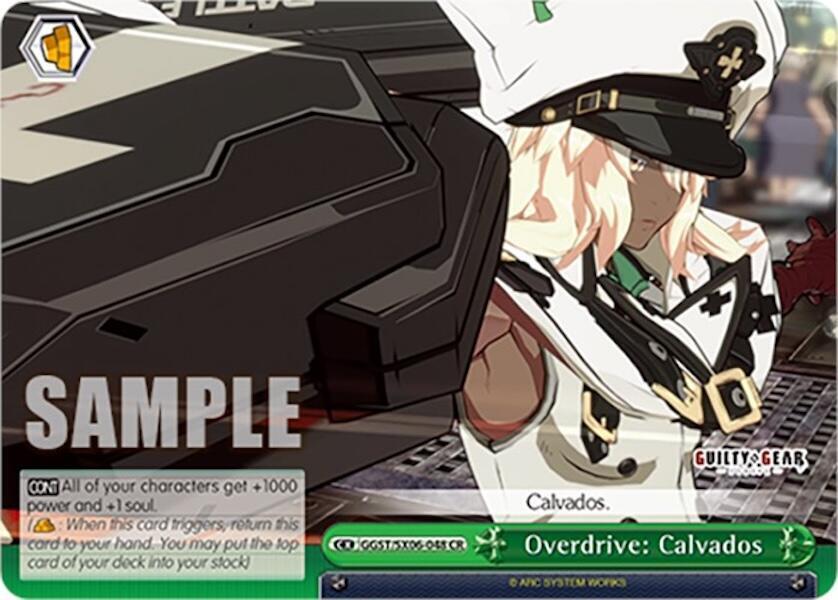 Overdrive: Calvados - Guilty Gear -Strive- - Weiss Schwarz